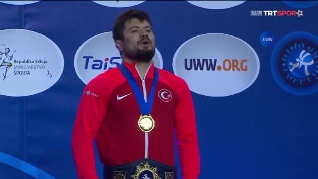 Ali Cengiz, Dünya Güreş Şampiyonası'nda altın madalya kazandı - Video 7