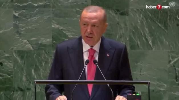 Cumhurbaşkanı Erdoğan'ın BM 79. Genel Kurulu'ndaki tarihi konuşması ...