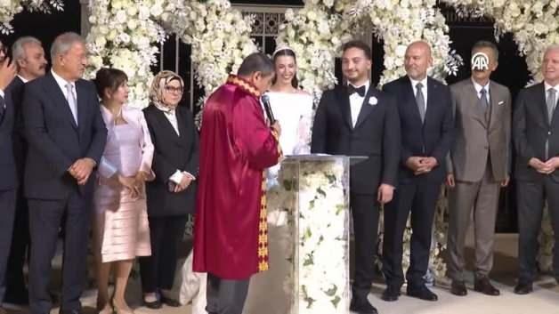 TİHEK Başkanı Fahrettin Altun'un oğlu Mustafa Bilge Altun dünyaevine ...