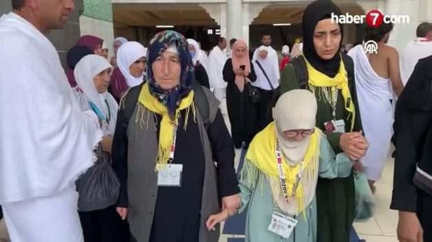 Nadir görülen gen hastası Esma, Kabe hayaline kavuştu - Video 7