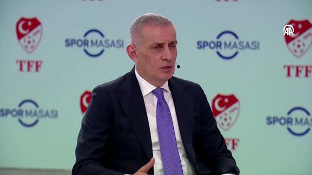 TFF Başkanı Hacıosmanoğlu "asgari ücretli futbolcu" var mı sorusunu ...