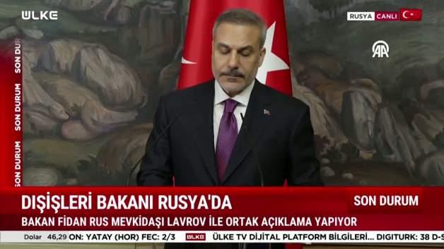 Dışişleri Bakanı Hakan Fidan ABD-İran mutabakatının memnuniyet verici ...