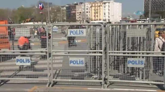 Taksim Meydanı’nda ’24 Nisan’ önlemleri - Video 7