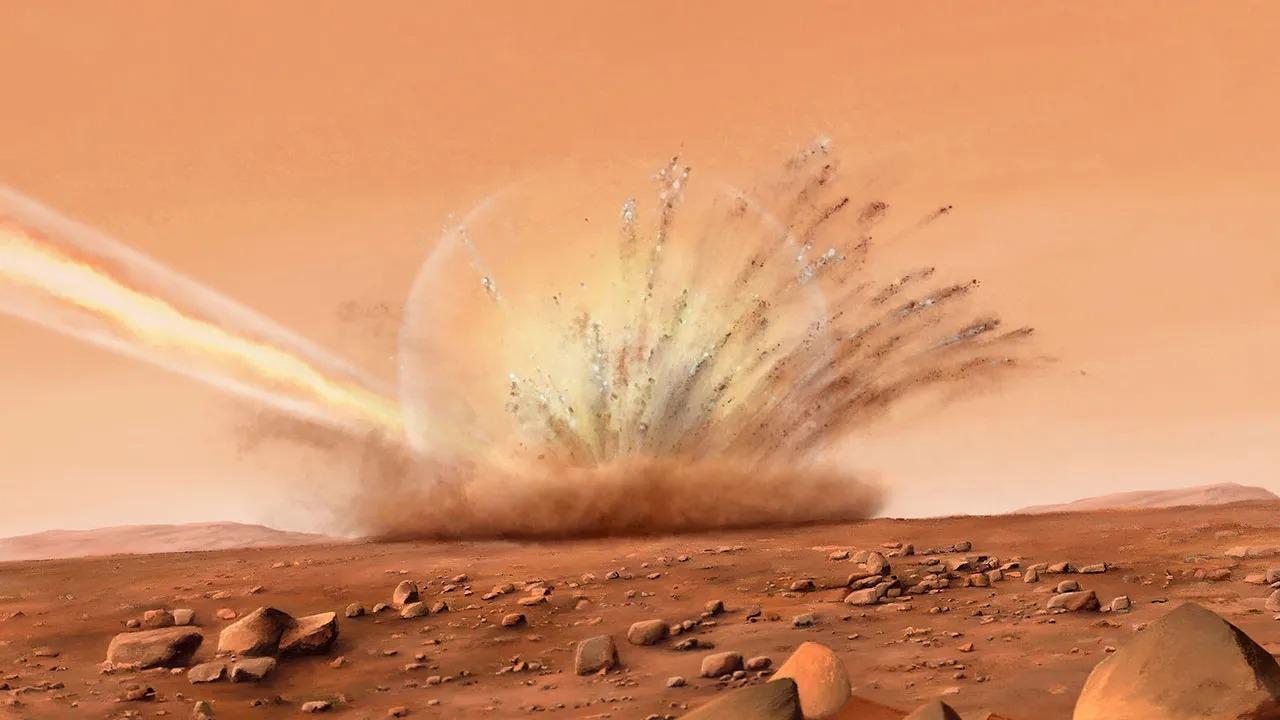 Güneş sisteminde şimdiye kadar tanık olunanlar arasında en büyüğü! Mars ...