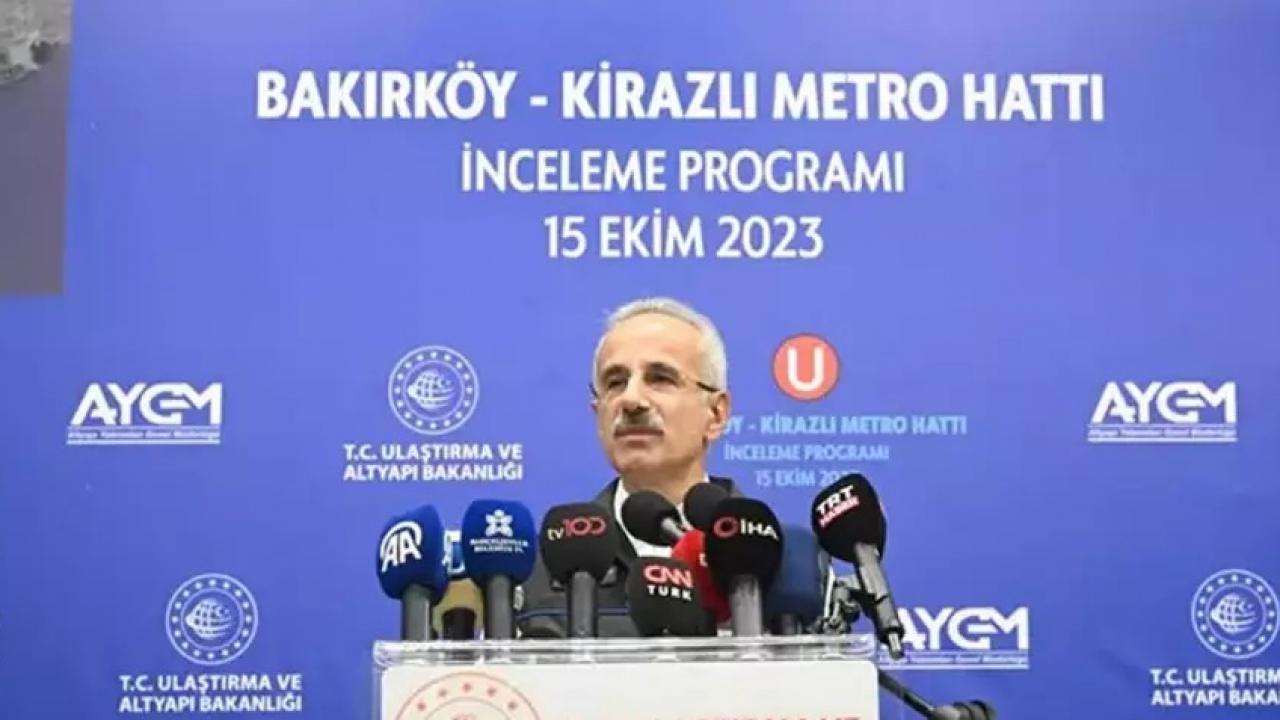 İstanbul’a yeni metro! Bakan Uraloğlu açılış için tarih verdi - Ekonomi ... İstanbul’a yeni metro! Bakan Uraloğlu açılış için tarih verdi - Ekonomi ...