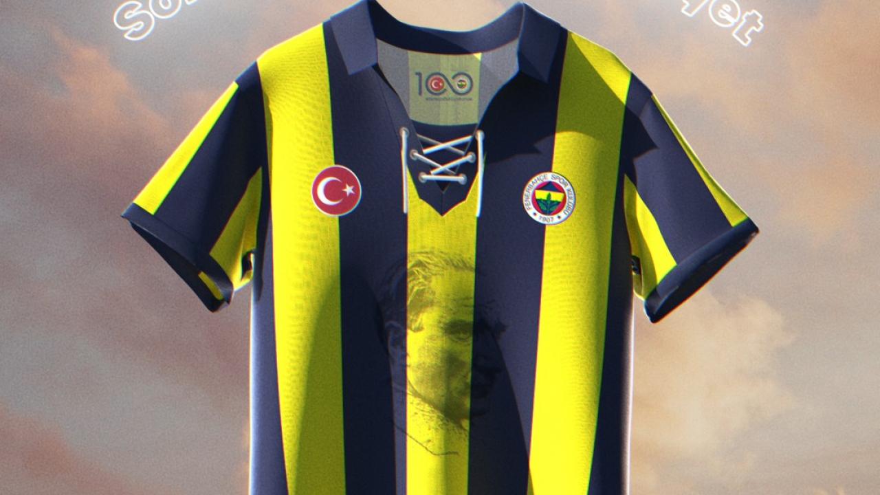 Fenerbahçe'den, Cumhuriyet'in 100. yılına özel forma! - Tüm Spor Haber ...